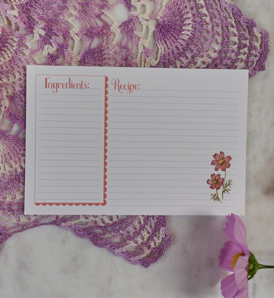 Cosmo Recipe Cards – Blairfully Made